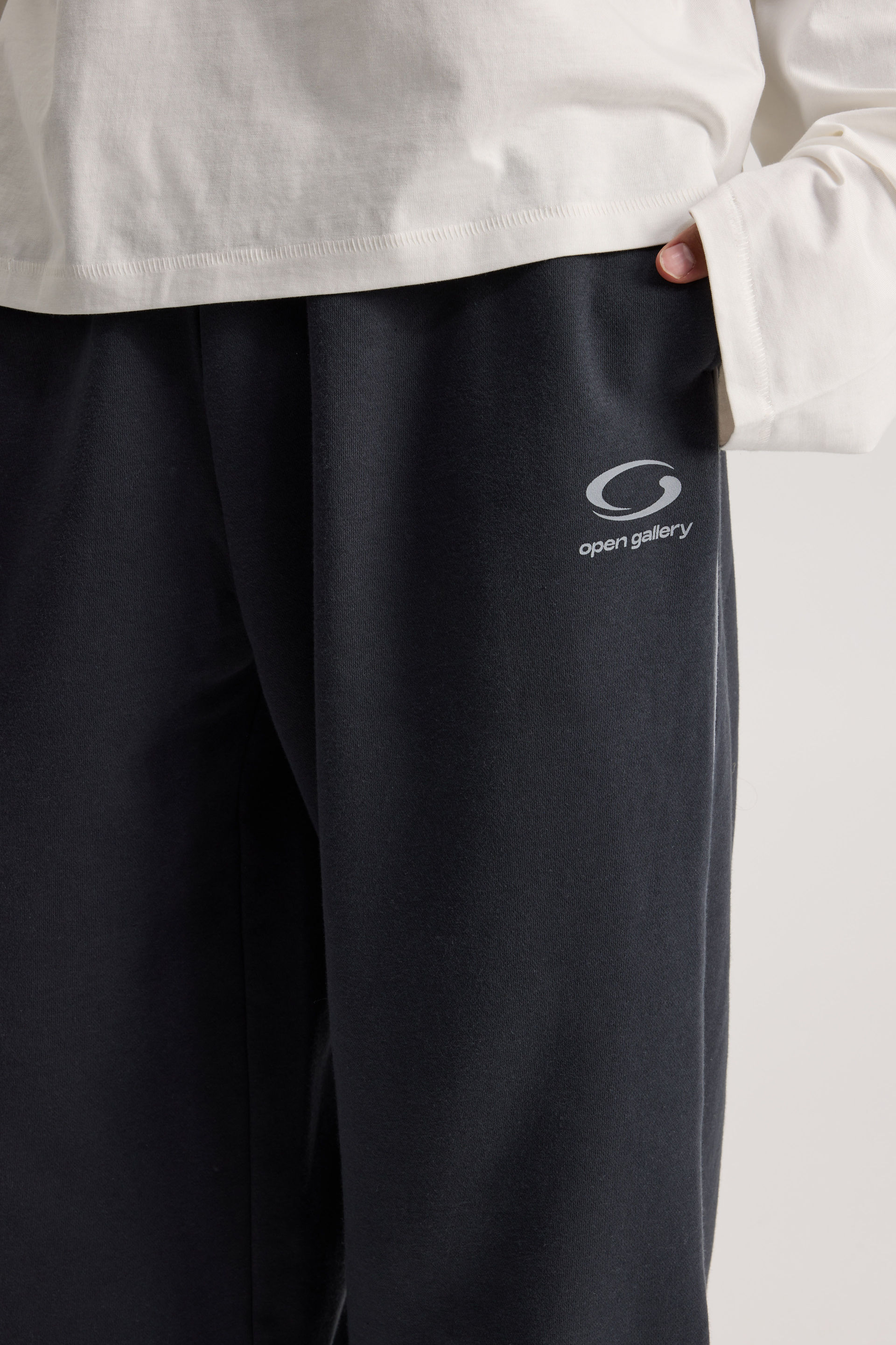 Open Gallery Baggy Track Pant Og Iced Lagoon/piping - Shop Factorie